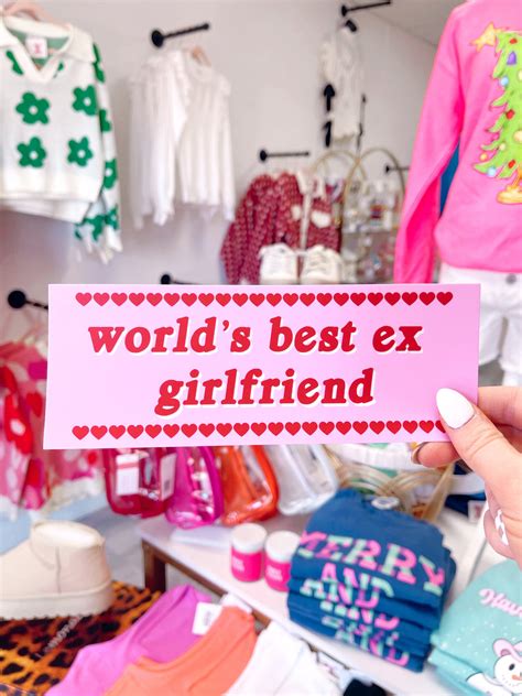 Worlds Best Ex Girlfriend Bumper Sticker Kat And Liz
