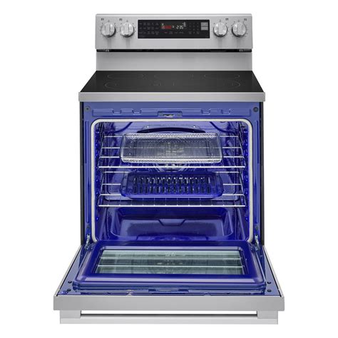 Lg Smudge Resistant Stainless Steel Smart Electric Freestanding Range