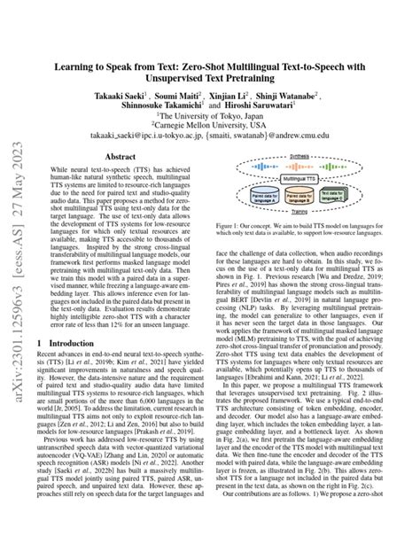 Zero Shot Download Free Pdf Speech Synthesis Computational
