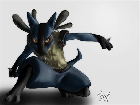 Realistic Lucario