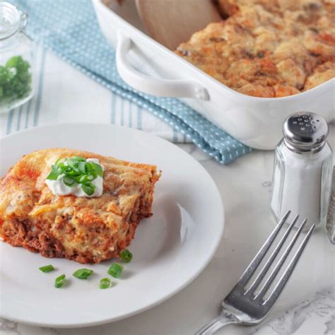 Cheesy Chorizo Breakfast Bake Peace Love And Low Carb