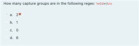 Solved If You Apply The Regex Ws 0−9 To The String