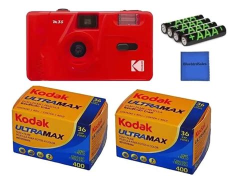 Paquete Básico De Cámara Instantánea Kodak M35 2 Películas Cuotas