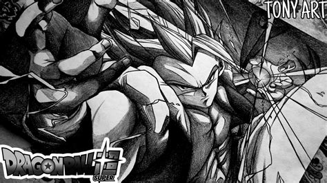 How To Draw Gogeta Ssj Blue From Dragon Ball Super Step By Step