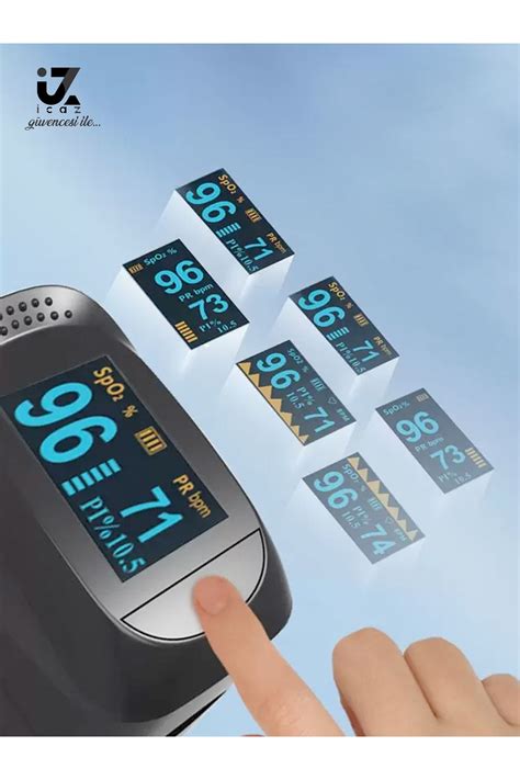 İCZ Parmak Tipi Oksimetre Kan Oksijen Nabız Ölçer Oximeter Fiyatı Yorumları Trendyol