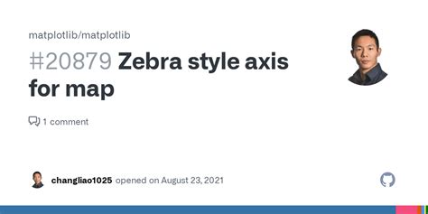 Zebra Style Axis For Map · Issue 20879 · Matplotlibmatplotlib · Github