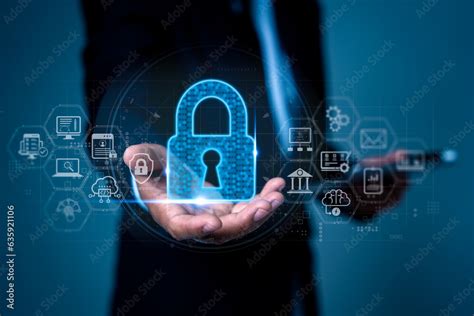 Business With Technology Concepts Of Surveillance And Security