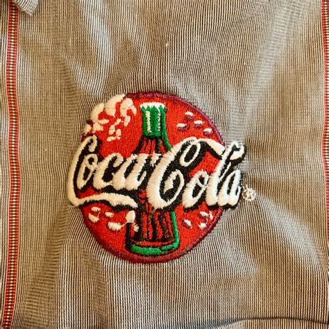 Coca Cola Delivery Man Gray Work Shirt Short Sleeve Gem