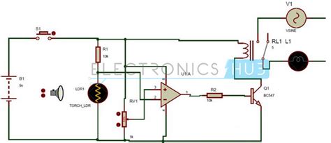 Light Activated Switch Using Ldr Eeweb