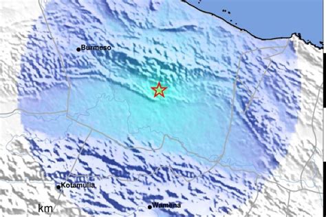 Gempa M5 0 Guncang Mamberamo Papua Getaran Terasa Hingga Wamena