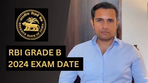 RBI Grade B Notification 2024 RBI Grade B Exam Date Expected YouTube