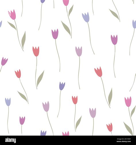 Patrón De Flores De Primavera Sin Costuras Textura Floral Sobre Fondo