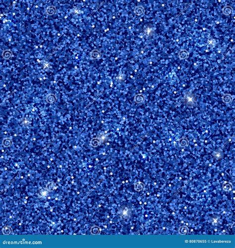 Blue Glitter Seamless Pattern Vector Stock Vector Illustration Of