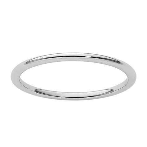 Stacks And Stones 10k Gold 12 Mm Half Round Stackable Band