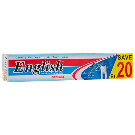 English Toothpaste Regularmint Saver Pack 135g Englishcares
