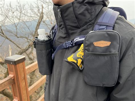 가성비 등산용품 등산용 물병 파우치 가방 엑스피크 스마트폰 파우치 네이버 블로그