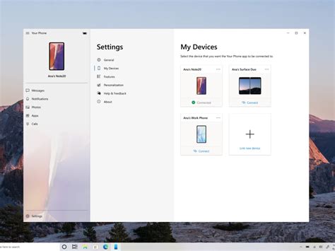 Your Phone App For Windows 10 Gets New Settings Experience For Device
