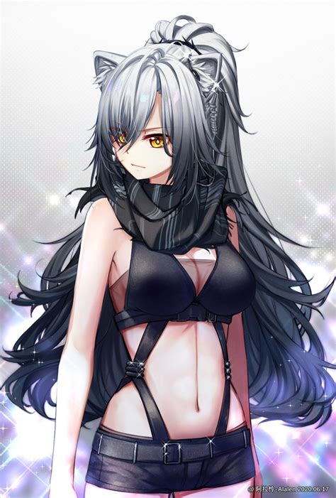 Schwarz Arknights Drawn By Alalen Danbooru
