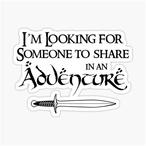 The Adventure Quote Sticker For Sale By Casimerc Redbubble