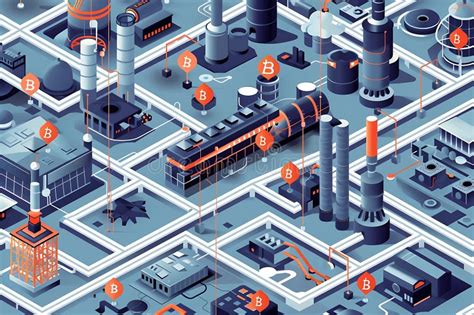 Futuristic Industrial Area Design With Advanced Architecture And High