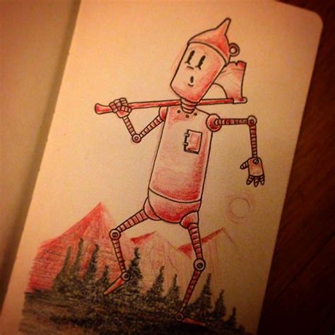 The Heartless Tin Man From Oz On Behance
