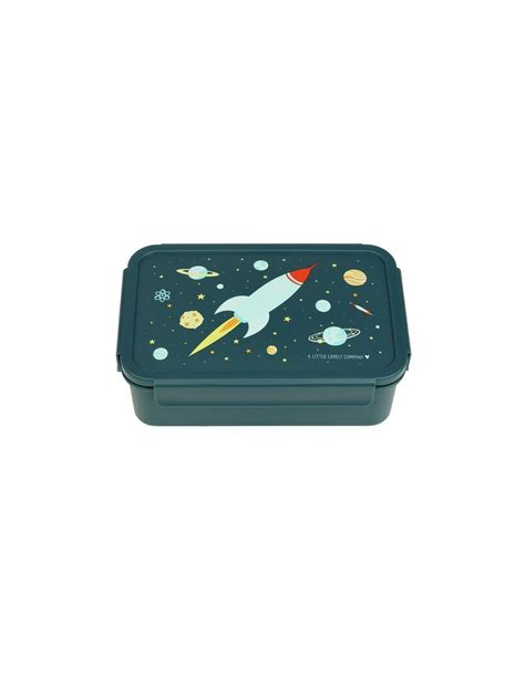 Tupper Bento Space Hermético Con Bandeja Y Diseño Galáctico