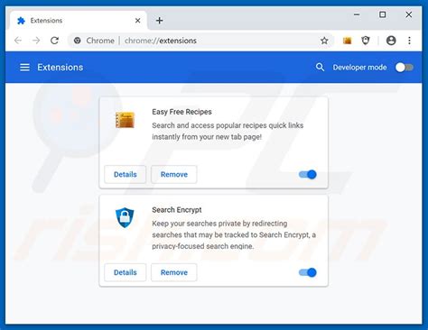 Easy Free Recipes Browser Hijacker Simple Removal Instructions Search Engine Fix Updated