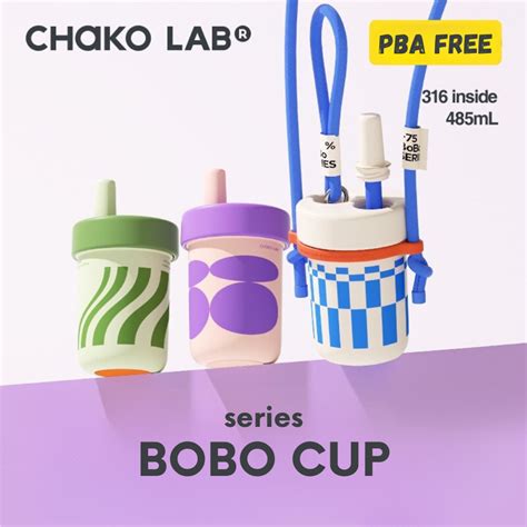 Chako Lab รุ่น Bobo Cup Stainless316 ขนาด485ml แก้วเก็บความเย็น และร้อน กระติกน้ำ ชาโคแล็บ ของ