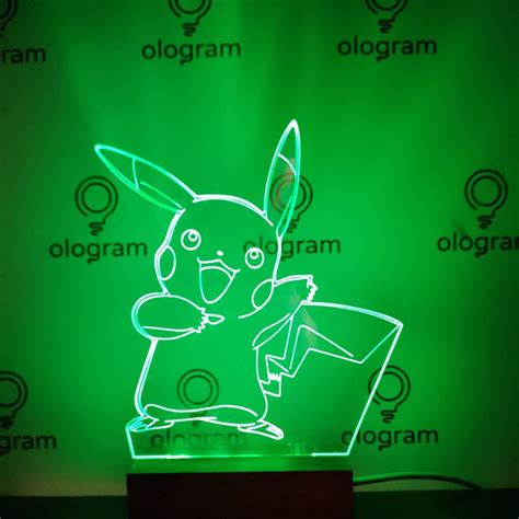Pikachu Pokemon Ologram