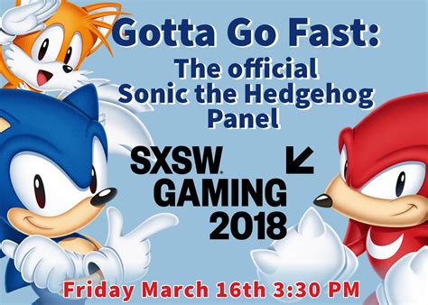 Gotta Go Fast The Official Sonic The Hedgehog Panel Live Stream
