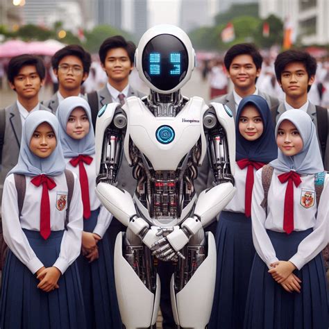 Keren Siswa Sma Jakarta Ciptakan Robot Pembantu Rumah Tangga