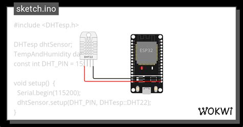 Dht Reading Wokwi Esp32 Stm32 Arduino Simulator