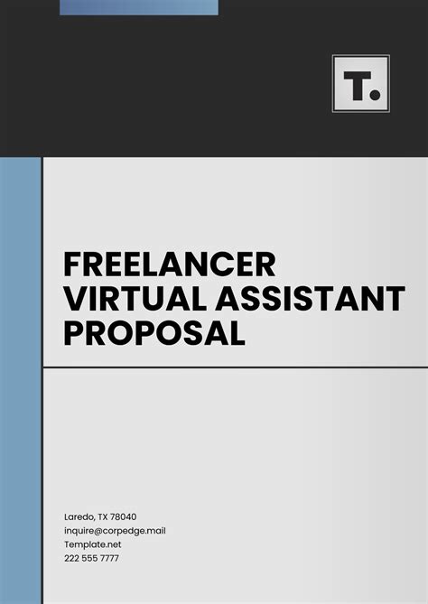 Freelancer Virtual Assistant Proposal Template To Edit Online