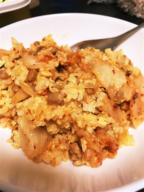 超簡単！納豆キムチチャーハン By たしゆれ 【クックパッド】 簡単おいしいみんなのレシピが354万品