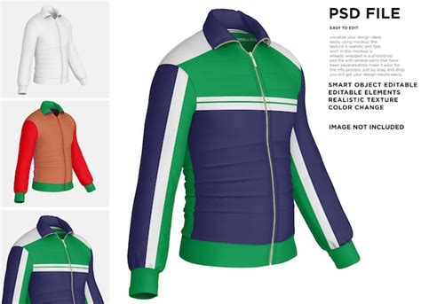Premium Psd Windbreaker Jacket Mockup