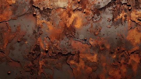 The Surface Of Iron That Has Been Rusted And Has Undergone An Oxidation