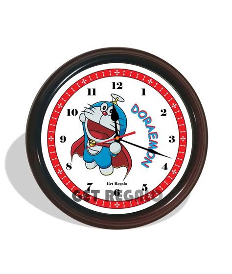 Wall Clock Doremon Unique Design Plastic Clock 11 For Offices Home Decor And Ting Purp At
