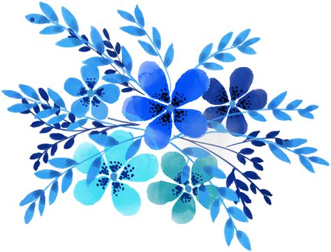 Acuarela De Flores Png On