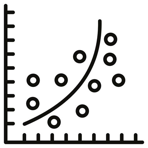 Regression Analysis Icon Line Vector Illustration 37328753 Vector Art