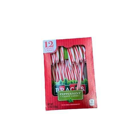 Brachs Peppermint Holiday Candy Canes Christmas Stocking Stuffer Candy 5 3 Oz 12 Count