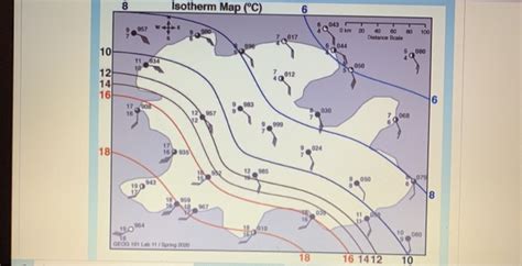 Solved Below Is A Surface Weather Map That Includes Key Chegg