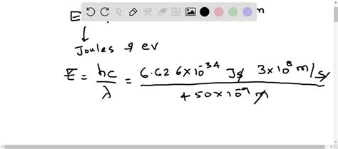 SOLVED Calculate The Frequency In Hertz And The Energy In Joules Of