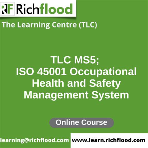 Iso 45001 Occupational Health And Safety Management System Tlc Ms5