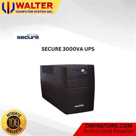 Secure 3000va Ups Uninterruptible Power Supply Shopee Philippines