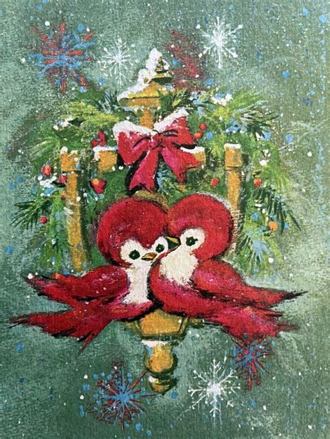 Pin By Lo La On Christmas Kitsch Christmas Vintage Christmas Cards