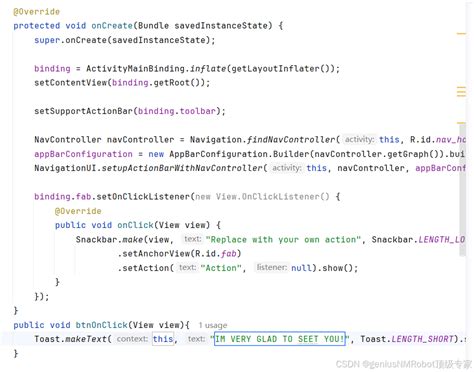Android：java为按钮等控件添加事件的2种方式重要代码 Csdn博客