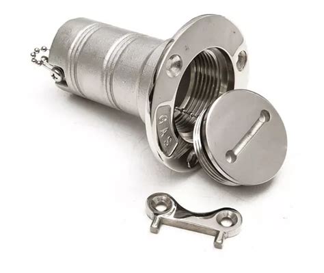 Bocal De Abastecimento Agulheiro Para Barco Em Inox Gasolina Frete Gr Tis