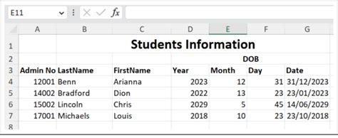 Advanced Excel Functions