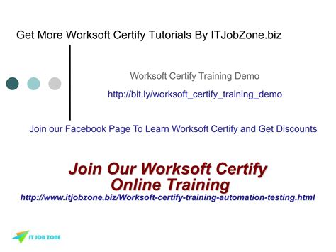 Worksoft Certify Online Training Basic Demo Tutorial Pptx
