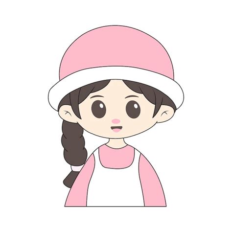 귀여운 꼬마 캐릭터 프리미엄 벡터